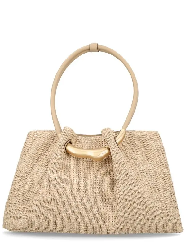 Cult Gaia Raffia Top Handle Bag