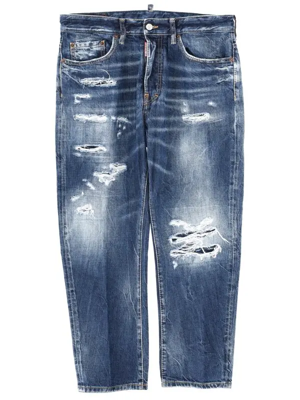 Dsquared2 Destroyed Jeans - Blue