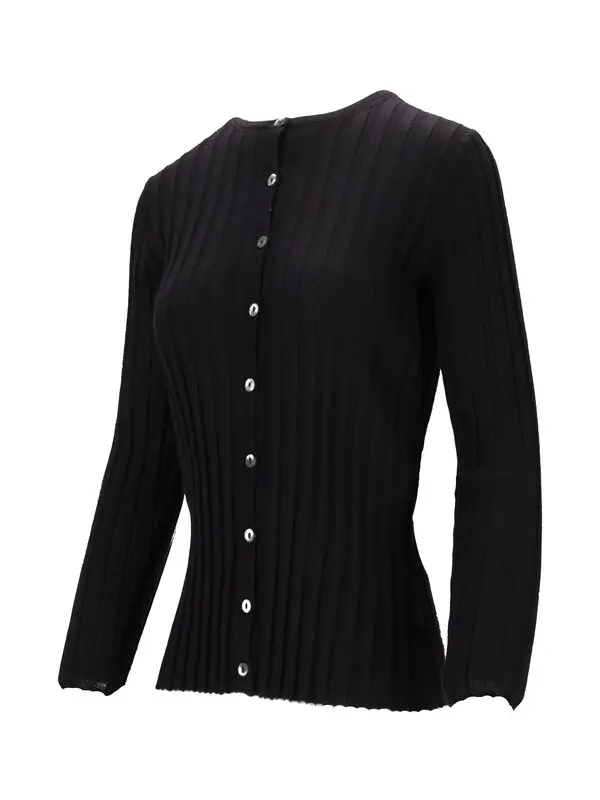 LA ROSE Cashmere And Silk Cardigan Set - Nero