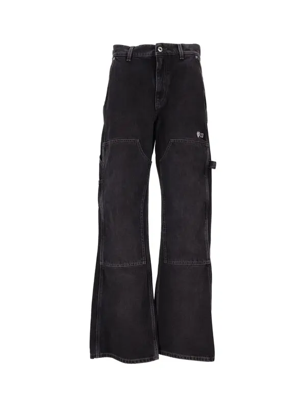 Off White Gothic Flare Carpenter Trousers