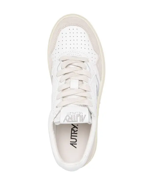 AUTRY Medialist Low Leather Sneakers - White