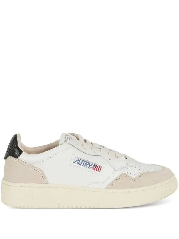 AUTRY Medialist Low Leather Sneakers - Black