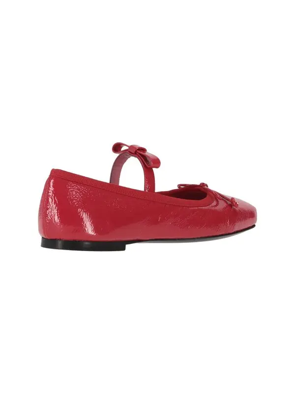 Vivetta Ballerina With Bow Detailing - Rosso