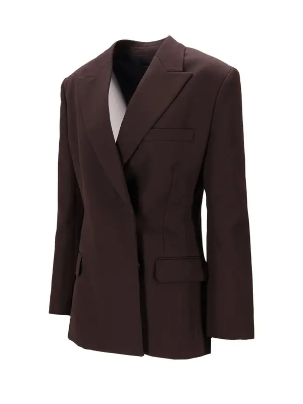 ANINE BING Aretha Blazer - Dark Brown