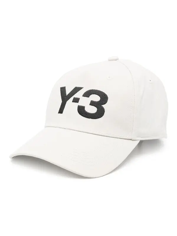 Y3 Logo Baseball Cap - White