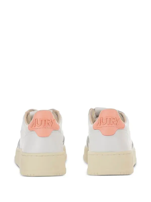 AUTRY Medialist Low Leather Sneakers - Orange