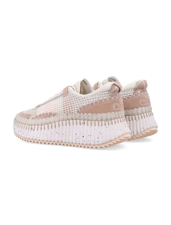 Chloé Nama Sneakers - Powder Beige