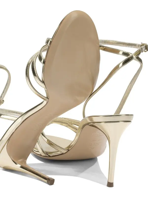 Casadei Leather Strappy High Heel Sandals