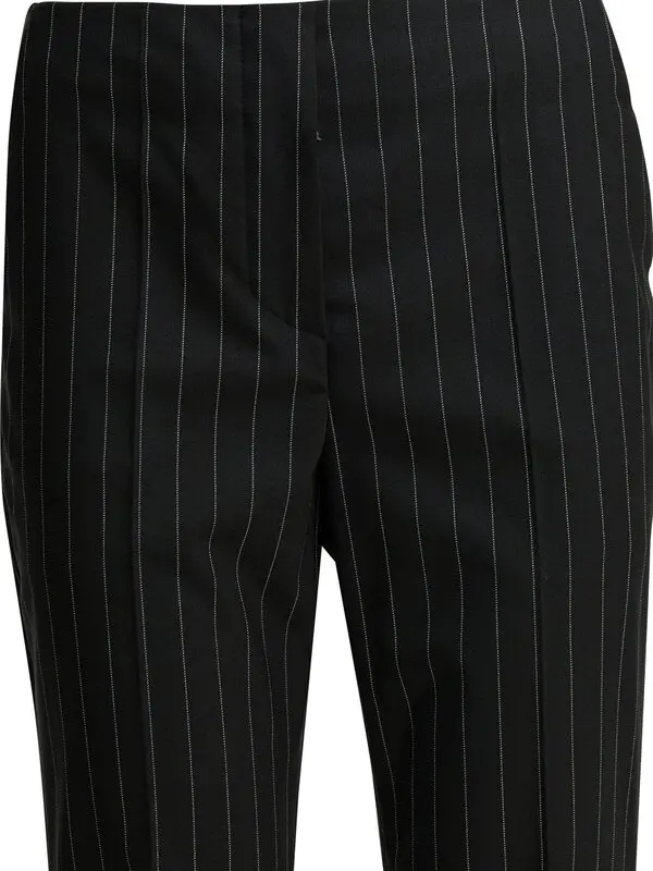 Max Mara Pinstripe Virgin Wool Trousers