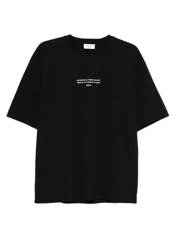 Off White Statement Skate / Tee Black White