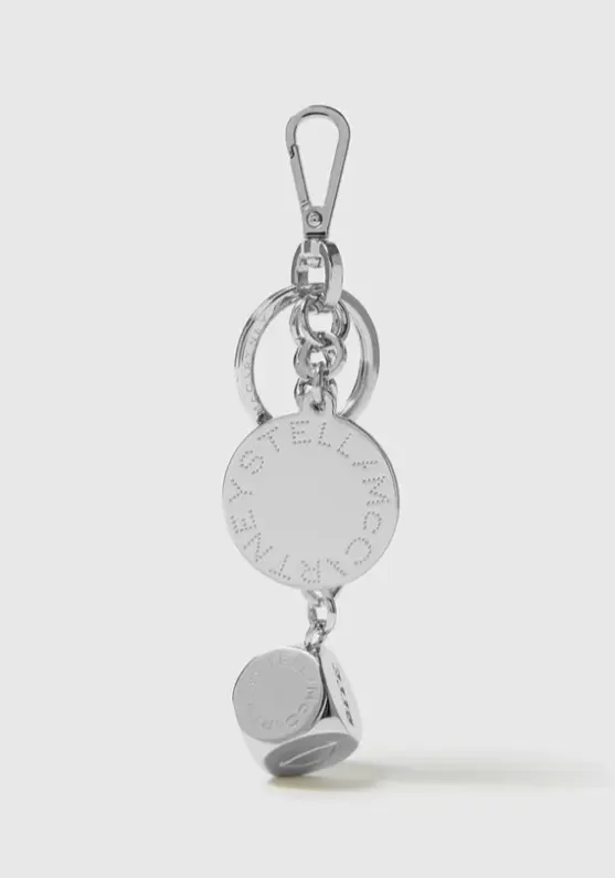 Stella McCartney Charm With Logo Detailing - Silver