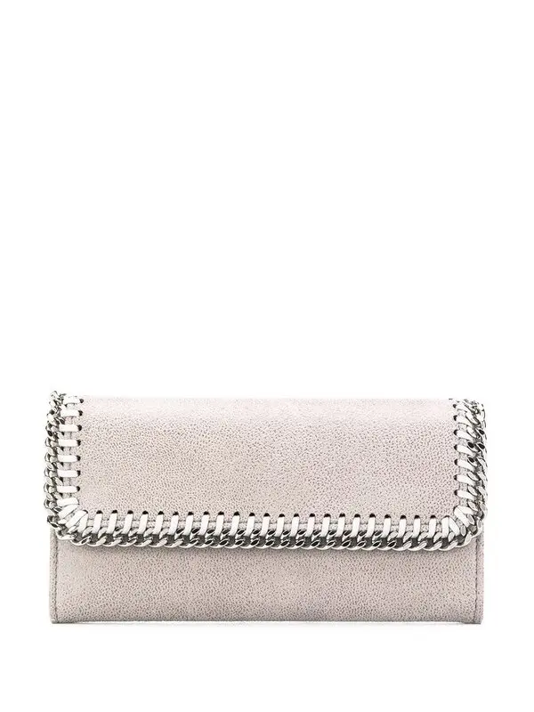 Stella McCartney Falabella Flap Wallet - Light Grey