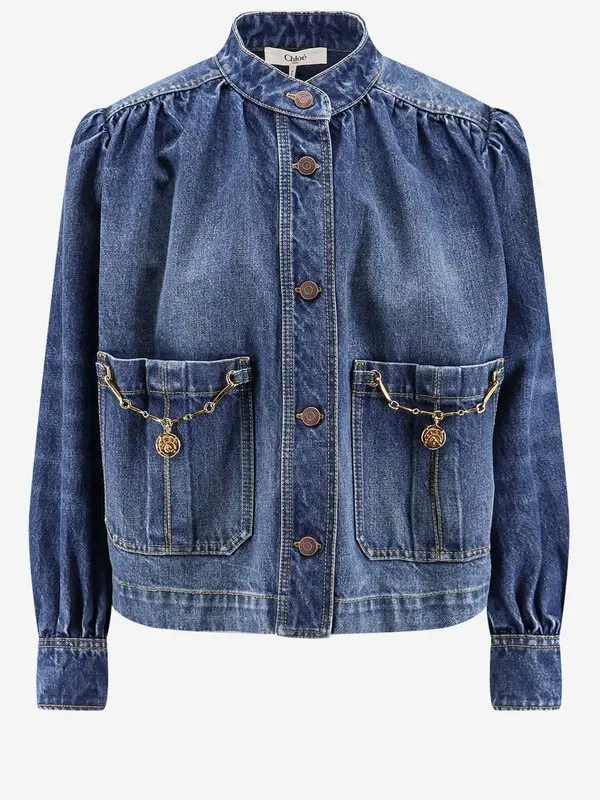 Chloé Ruffle Collar Jacket