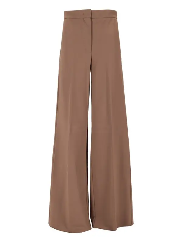 Max Mara Pantalone In Jersey - Nocciola