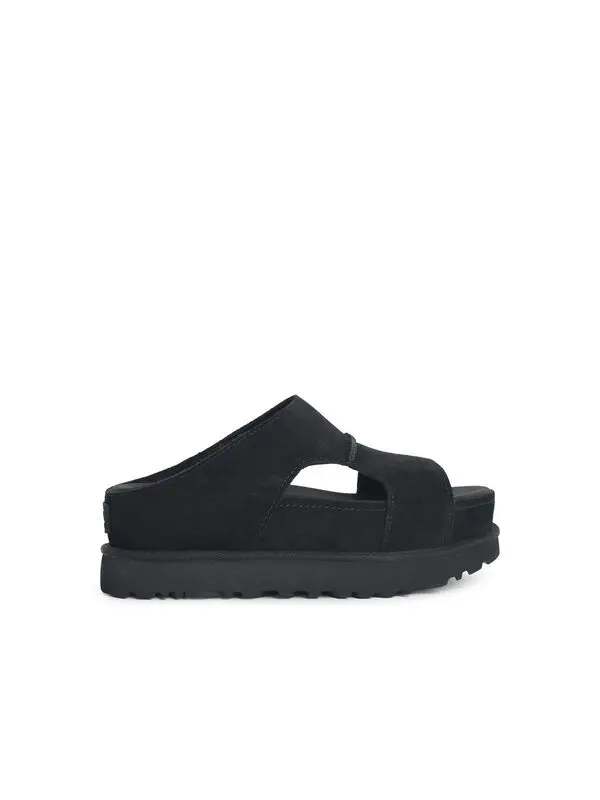 UGG Goldenstar Hi Suede Slippers - Black