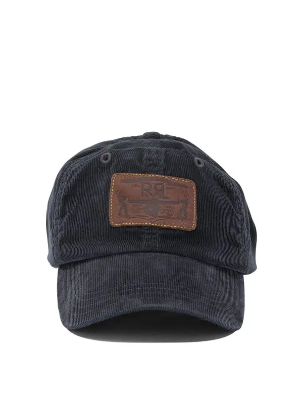 Ralph Lauren Ribbed Velvet Trucker Cap - Black