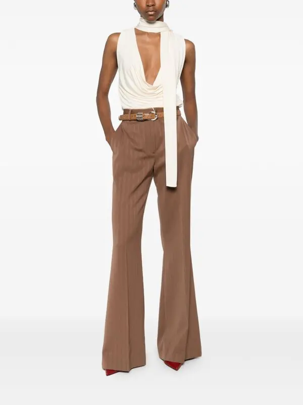 Stella McCartney Wool Flared Leg Trousers