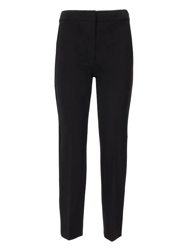 Max Mara Pantalone In Jersey - Nero