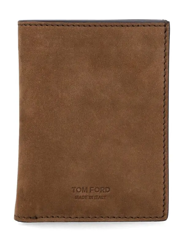 TOM FORD Wallets - Olive Brown