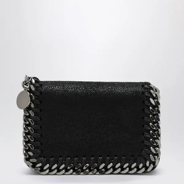 Stella McCartney Falabella Flap Card Holder - Black