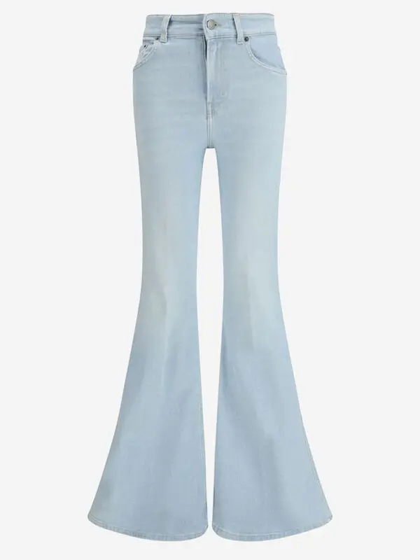 HAIKURE Flared Jeans In Stretch Cotton Blend