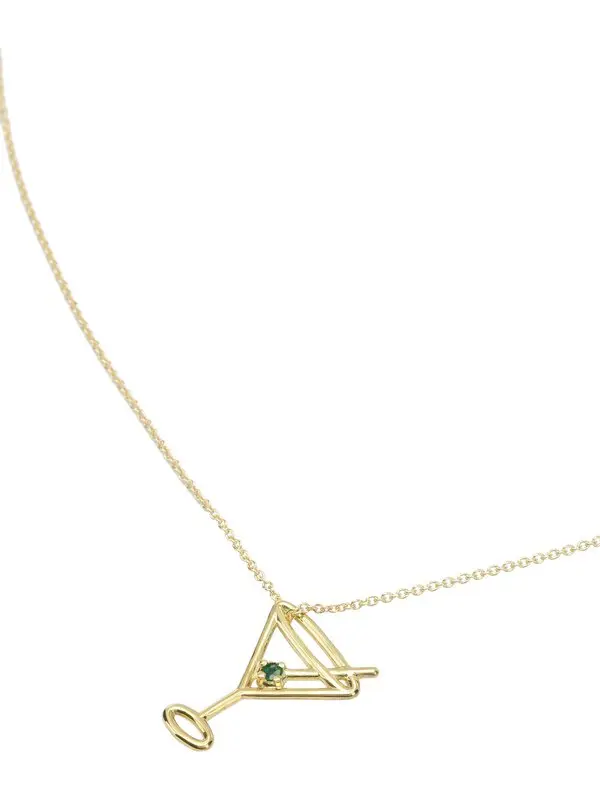 ALIITA Martini Esmeralda Necklace - Gold