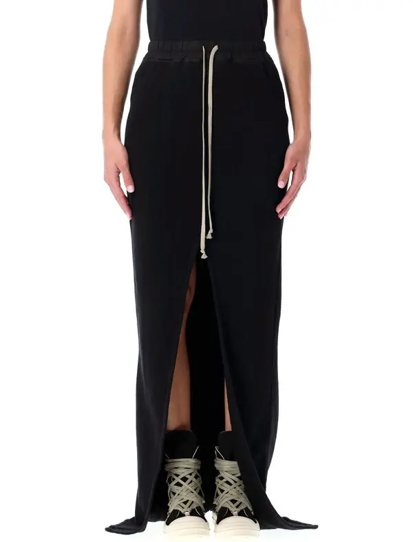 Rick Owens Phleg Pillar Long Skirt - Black