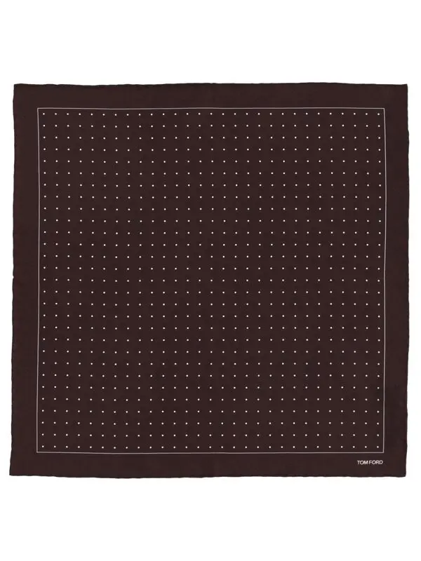 TOM FORD Pocket Handkerchief - Bordeaux