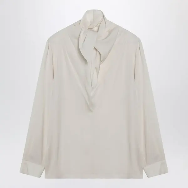 Max Mara Silk Charmeuse Blouse