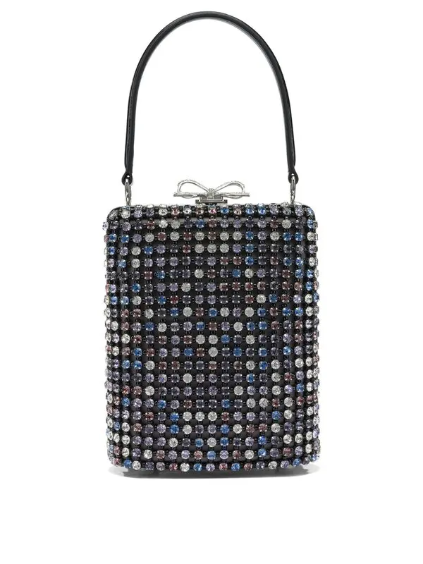 SELF-PORTRAIT Mini Multi Crystal Handbag