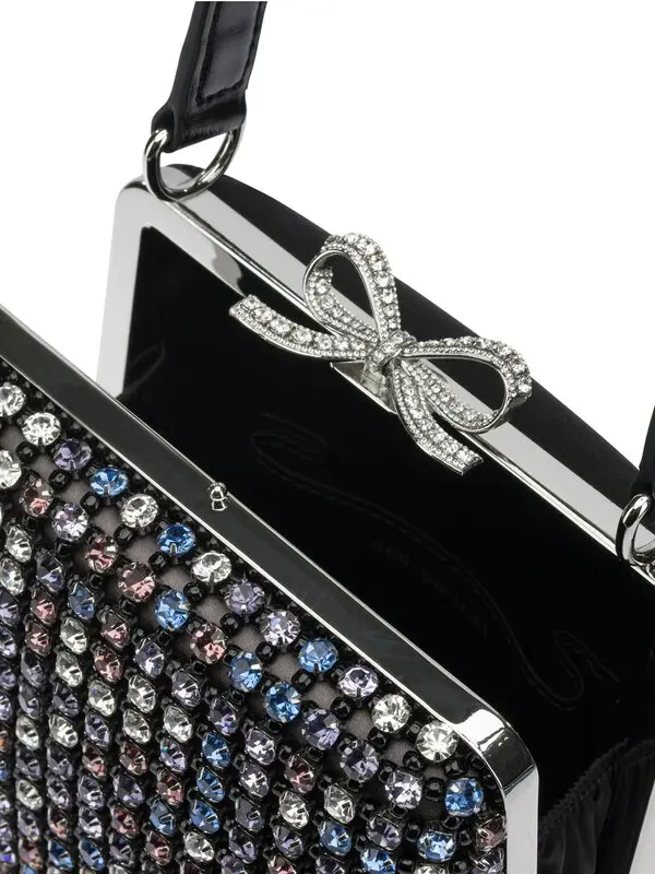 SELF-PORTRAIT Mini Multi Crystal Handbag