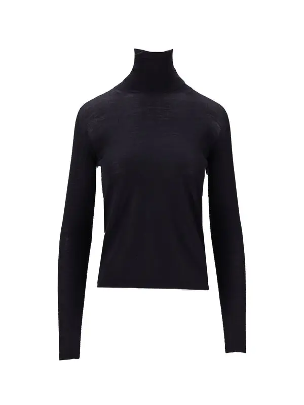 Max Mara Maglia Canottiera Top - Blu Marino