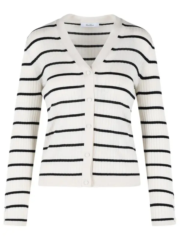 Max Mara Pedale Cashmere And Silk Cardigan - Cream