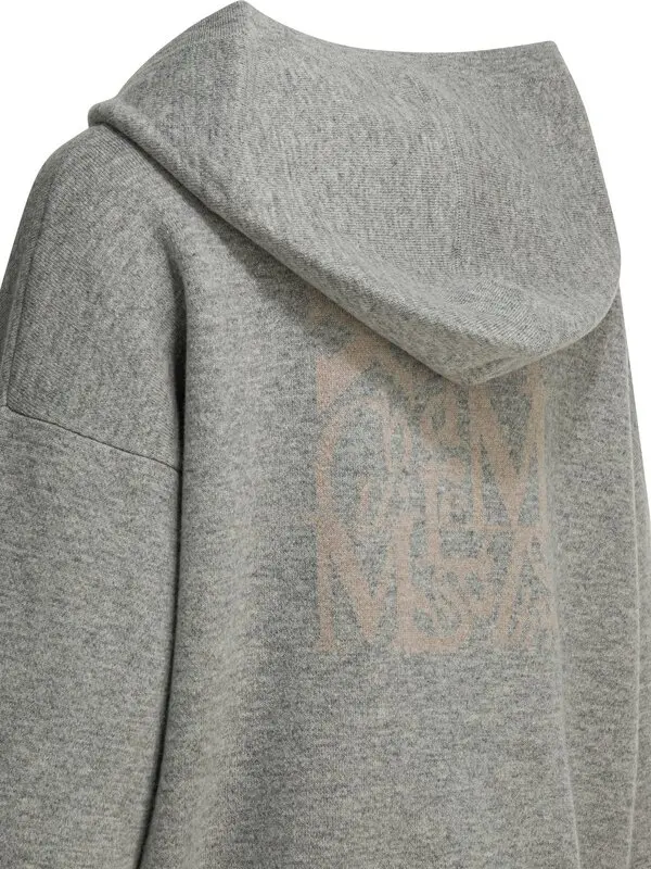Max Mara Wool And Cashmere Zipper Sweater