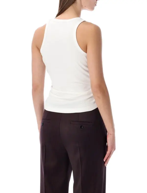 Magda Butrym Ribbed Tank Top With Knot Detail