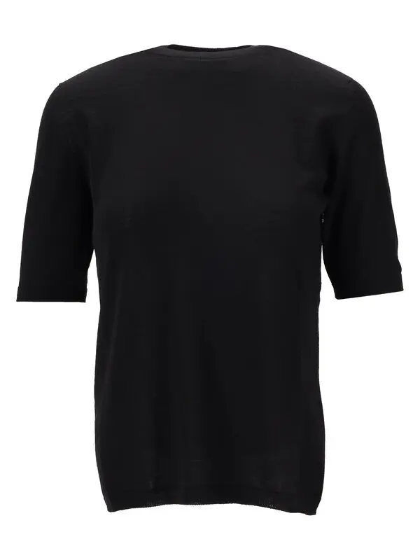Max Mara Maglia Canottiera Top - Nero