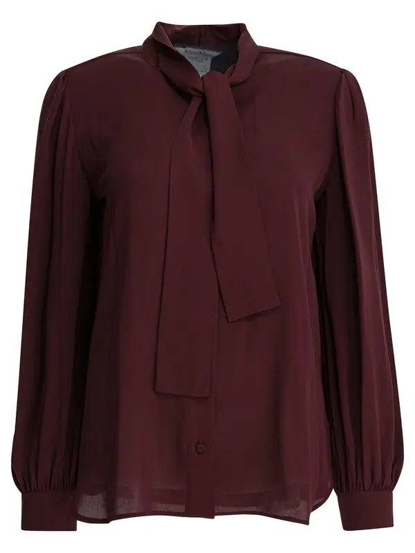 Max Mara Silk Charmeuse Shirt