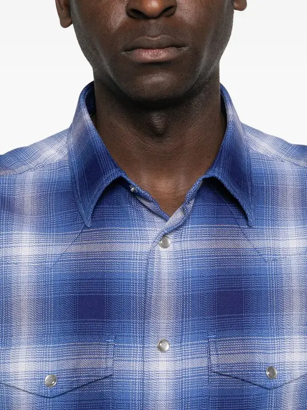 TOM FORD Cotton Checked Shirt