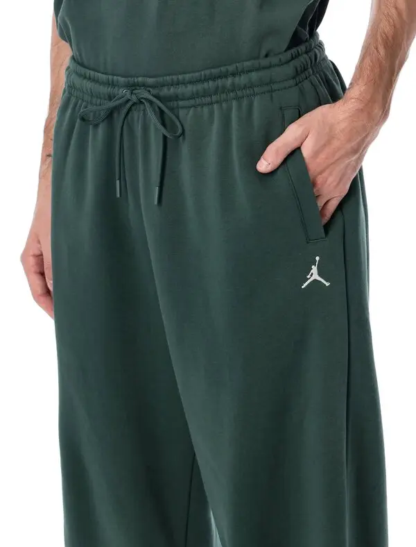 JORDAN Brooklyn Fleece Oversized Open-hem Trousers