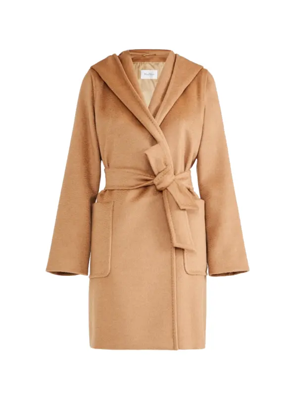 Max Mara Rialto Wool Robe Coat - Cammello