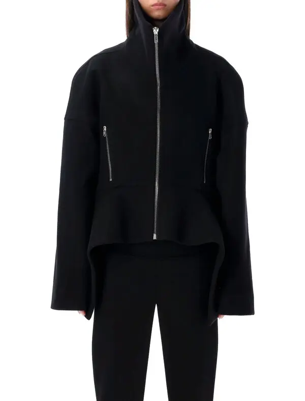 Rick Owens Draculimo Long Wool Melton Jacket