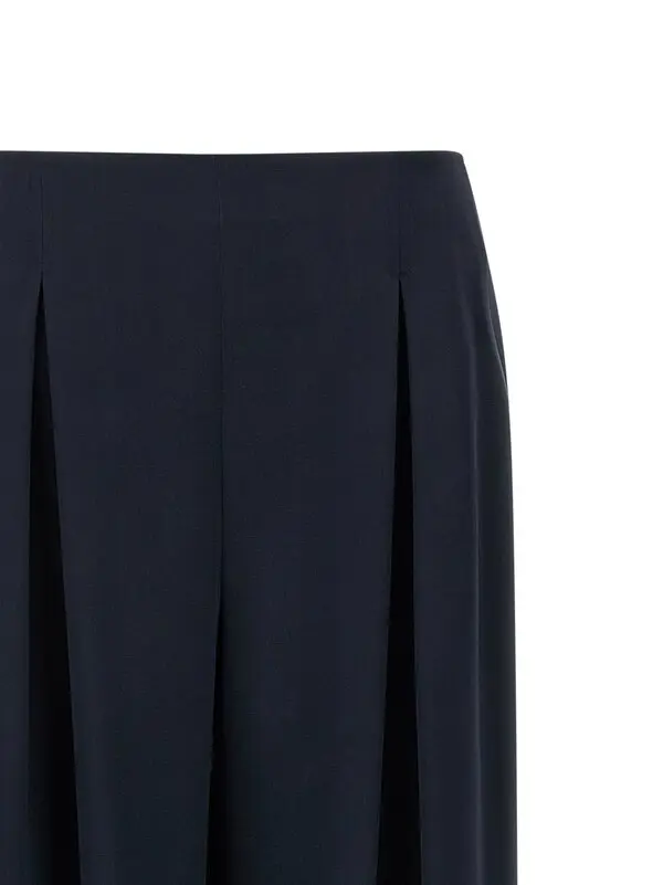 Max Mara Wide Leg Silk Trousers