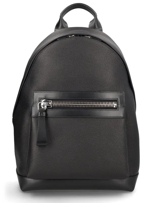TOM FORD Leather Backpack - Black