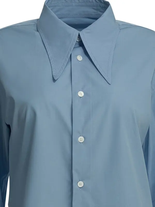 Ami Fitted Silk-blend Shirt