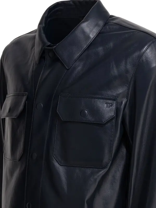 TOM FORD Leather Overshirt