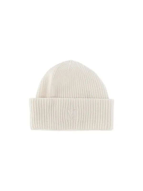 Max Mara Cap Berretto - Bianco