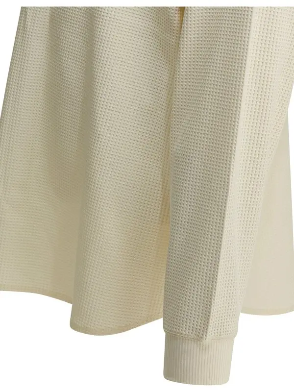 DAIWA PIER39 Long-sleeved T-shirt In Polyester Blend - Beige