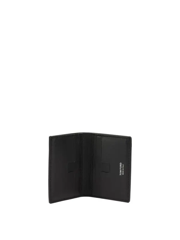 TOM FORD Crocodile Effect Folding Card Holder