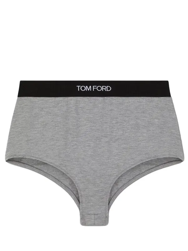 TOM FORD Briefs With Logo - Grey