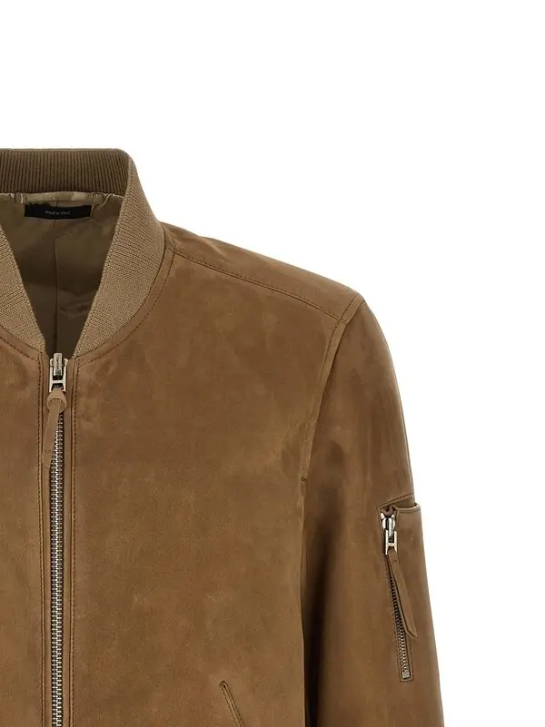 TOM FORD Suede Bomber Jacket
